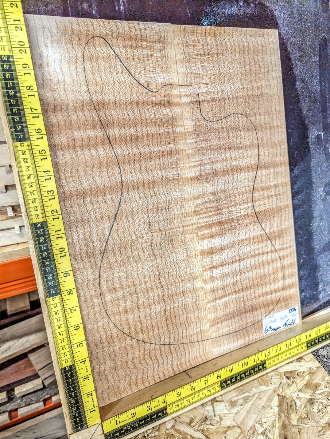 Quilted Maple Bookmatched Set - Quarter Sawn - Luthierwood & Artisan ...