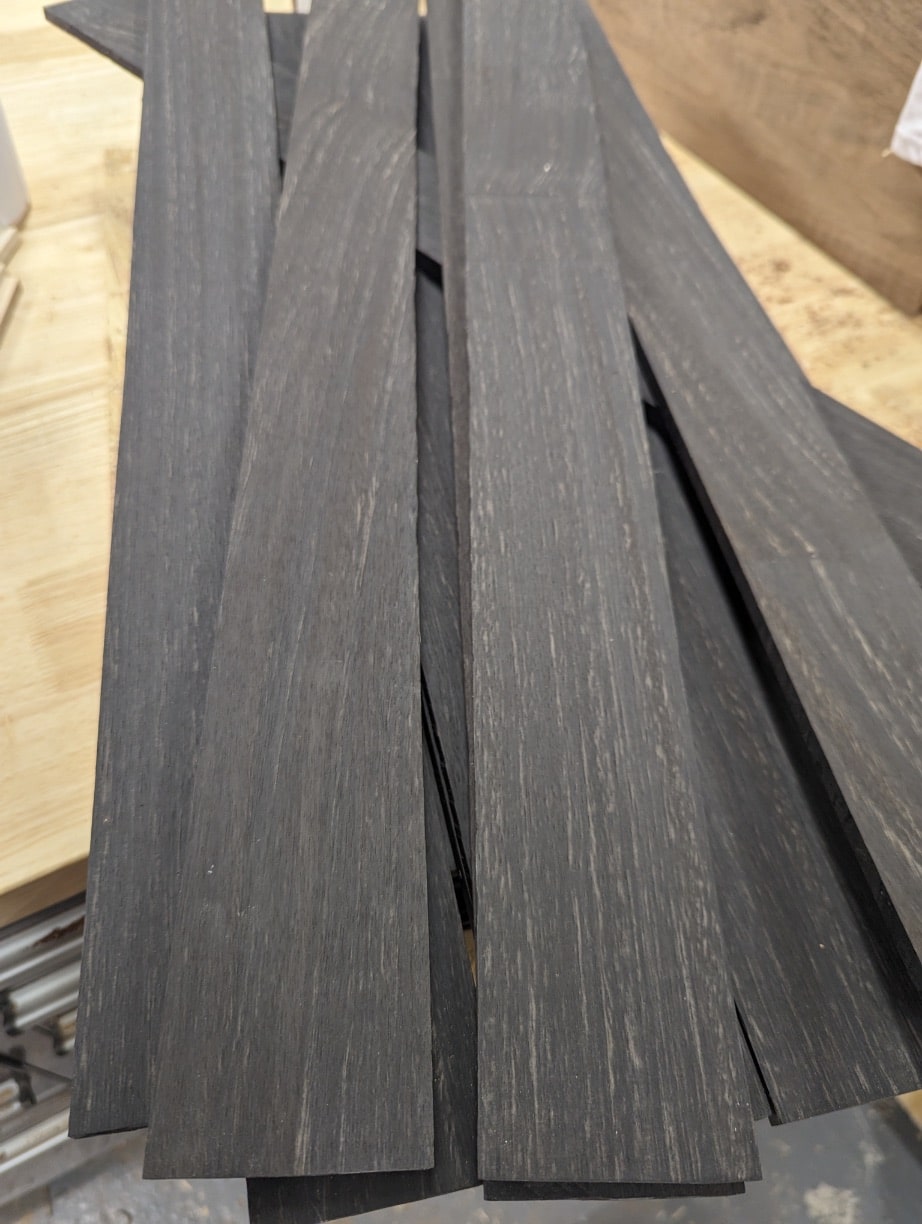 Bass Ebony Fingerboard Blanks, Master Grade | Luthierwood & Artisan Supplies