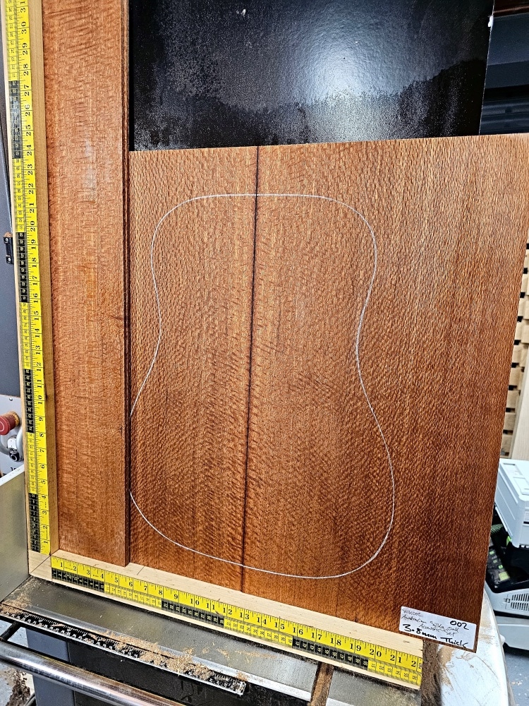 Australian Silky Oak (Lacewood) Acoustic Back & Sides Set | Luthierwood ...