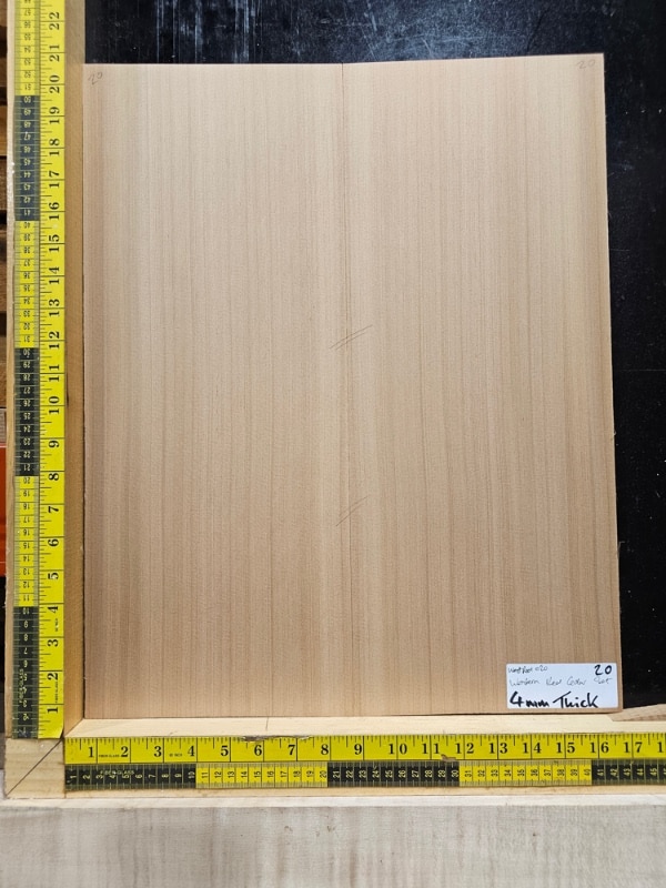 Western Red Cedar Acoustic Soundboard 020 | Luthierwood & Artisan Supplies