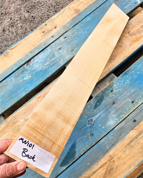 Flame Maple Guitar Neck Blank 101 | Luthierwood & Artisan Supplies
