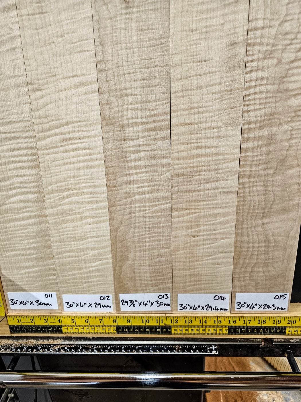 4A Flame Maple Guitar Neck Blank 013 | Luthierwood & Artisan Supplies
