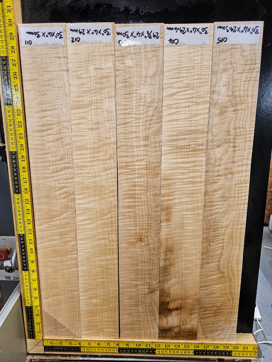 4A Flame Maple Guitar Neck Blank 013 | Luthierwood & Artisan Supplies