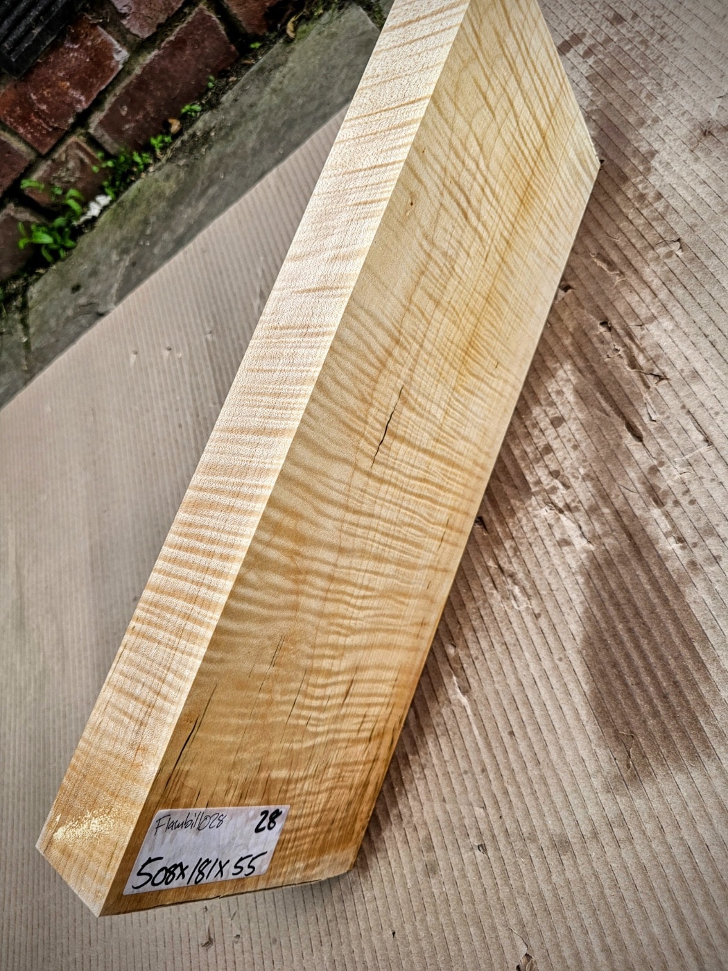 5A Flame Maple Billet #28 | Luthierwood & Artisan Supplies
