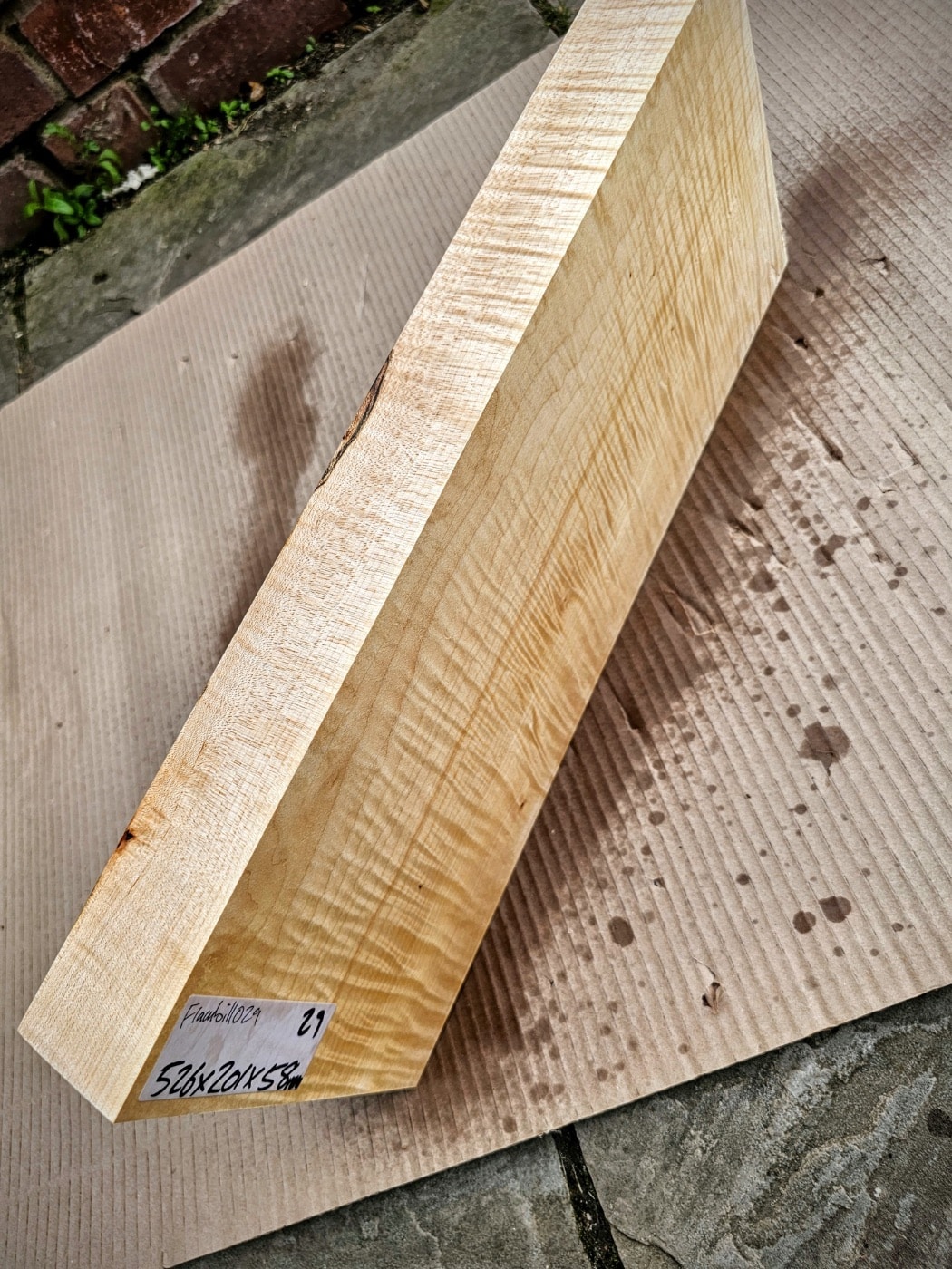 Spalted Flame Maple Billet #29 | Luthierwood & Artisan Supplies
