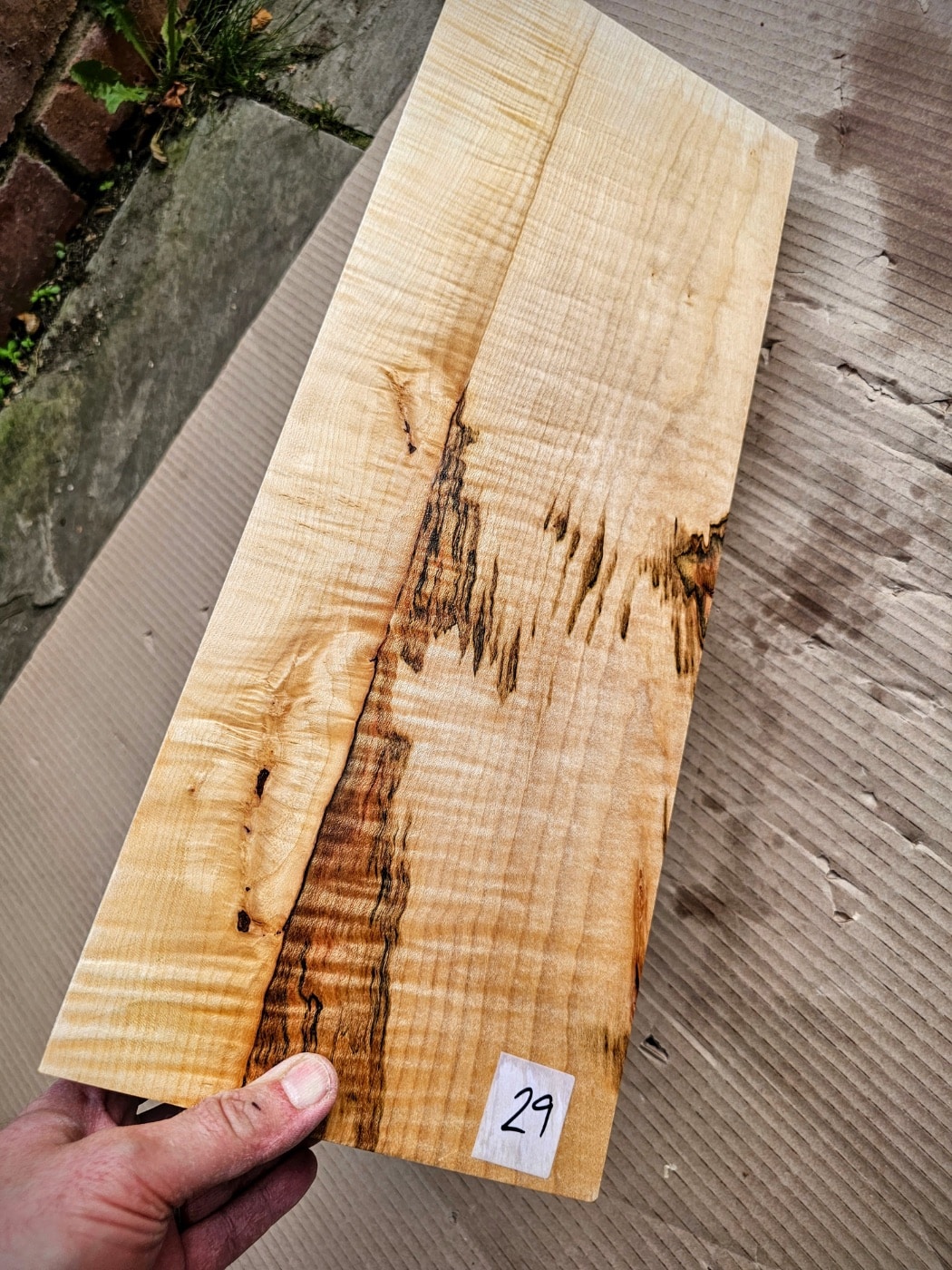 Spalted Flame Maple Billet #29 | Luthierwood & Artisan Supplies
