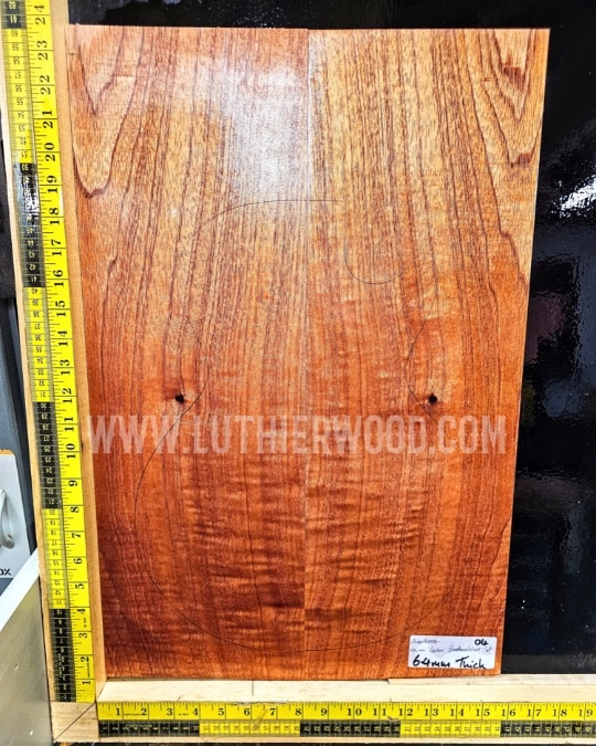 Asian Cedar Bookmatched Guitar Top Set 004 | Luthierwood & Artisan Supplies