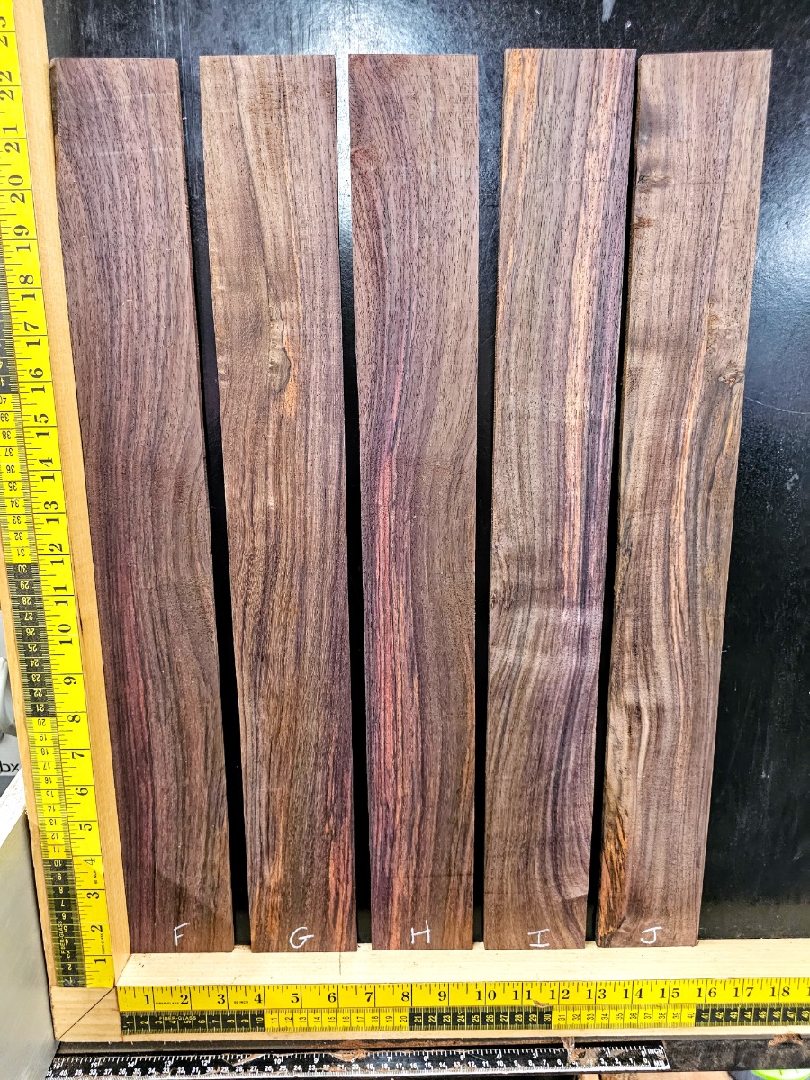 Indian Rosewood Guitar Fingerboard - Board J | Luthierwood & Artisan ...