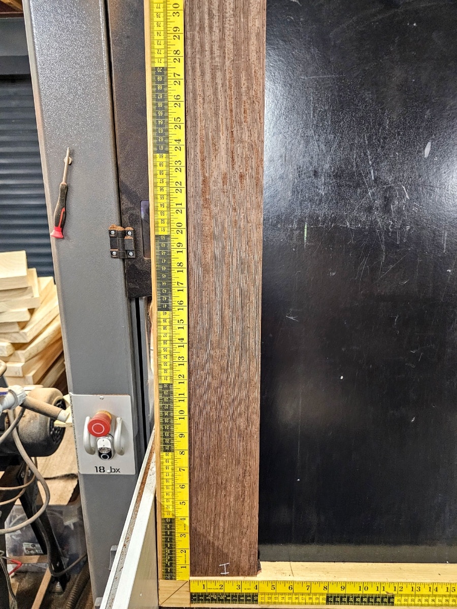 Wenge Quartersawn Neck Blank 30" Long - Board I, Bees-Wing Figure ...