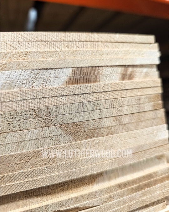 Alaskan Yellow Cedar Soundboard Set Of 5 | Luthierwood & Artisan Supplies