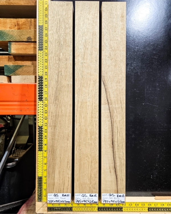 Korina Neck Blank 001 Quarter Sawn | Luthierwood & Artisan Supplies