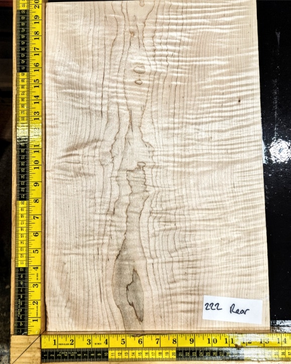 Flame Maple CARVE TOP One Piece 222 | Luthierwood & Artisan Supplies